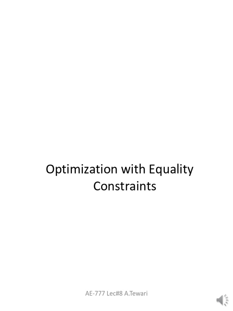 8 Optimization | PDF