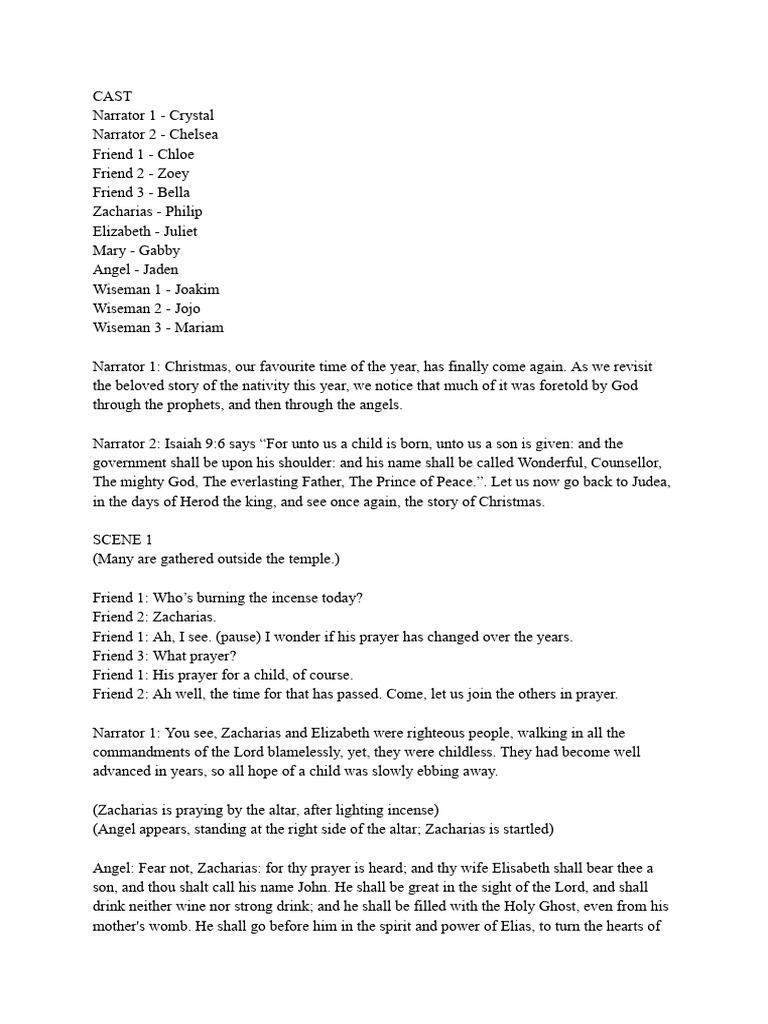 Prophecies of Christmas 2024 (2) | PDF | Mary, Mother Of Jesus ...