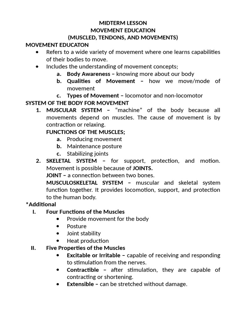 PATHFIT_midterm - Copy | PDF | Anatomical Terms Of Motion | Elbow