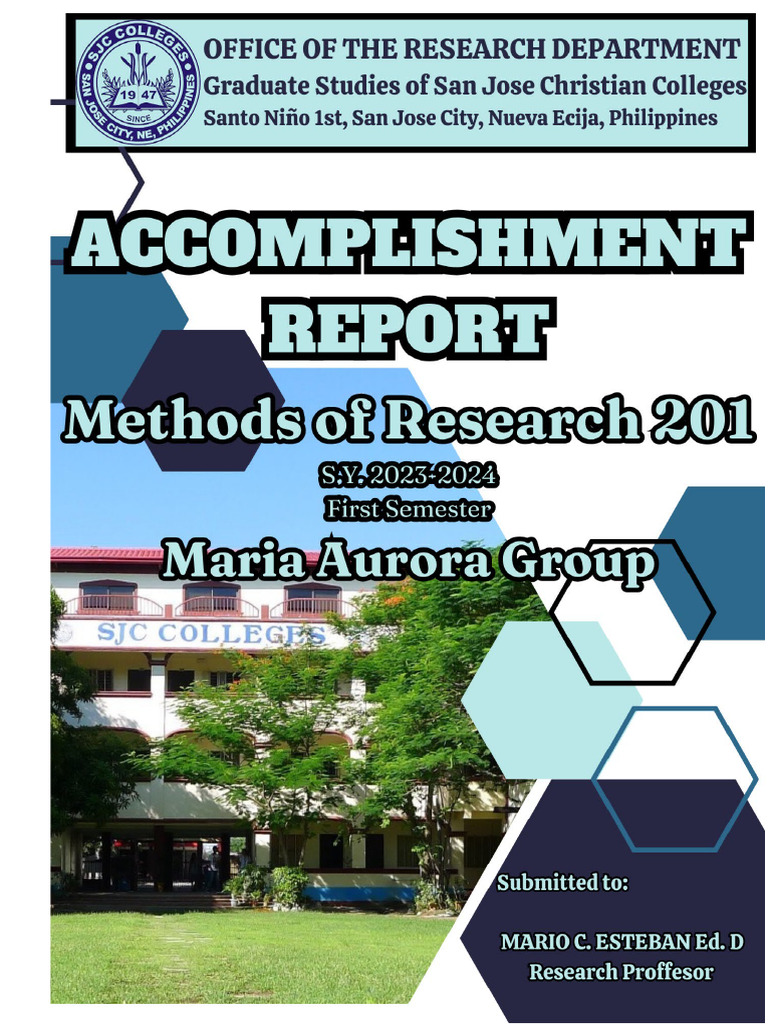 Mres Accomplishment Report | PDF | Contentment | Psychological Resilience