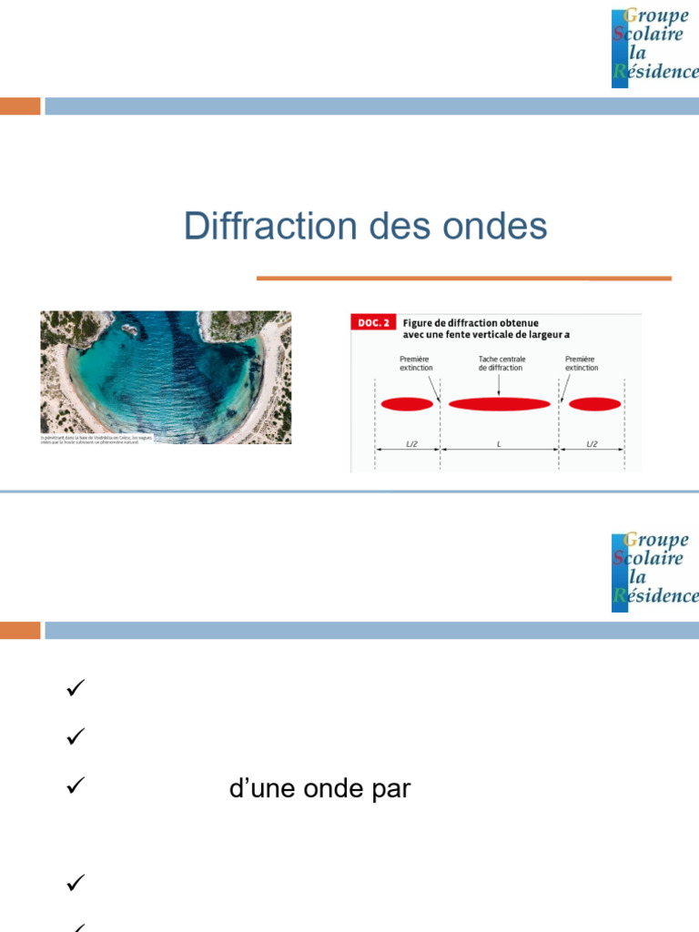 Diffraction des ondes : principes et applications | PDF | Vagues ...