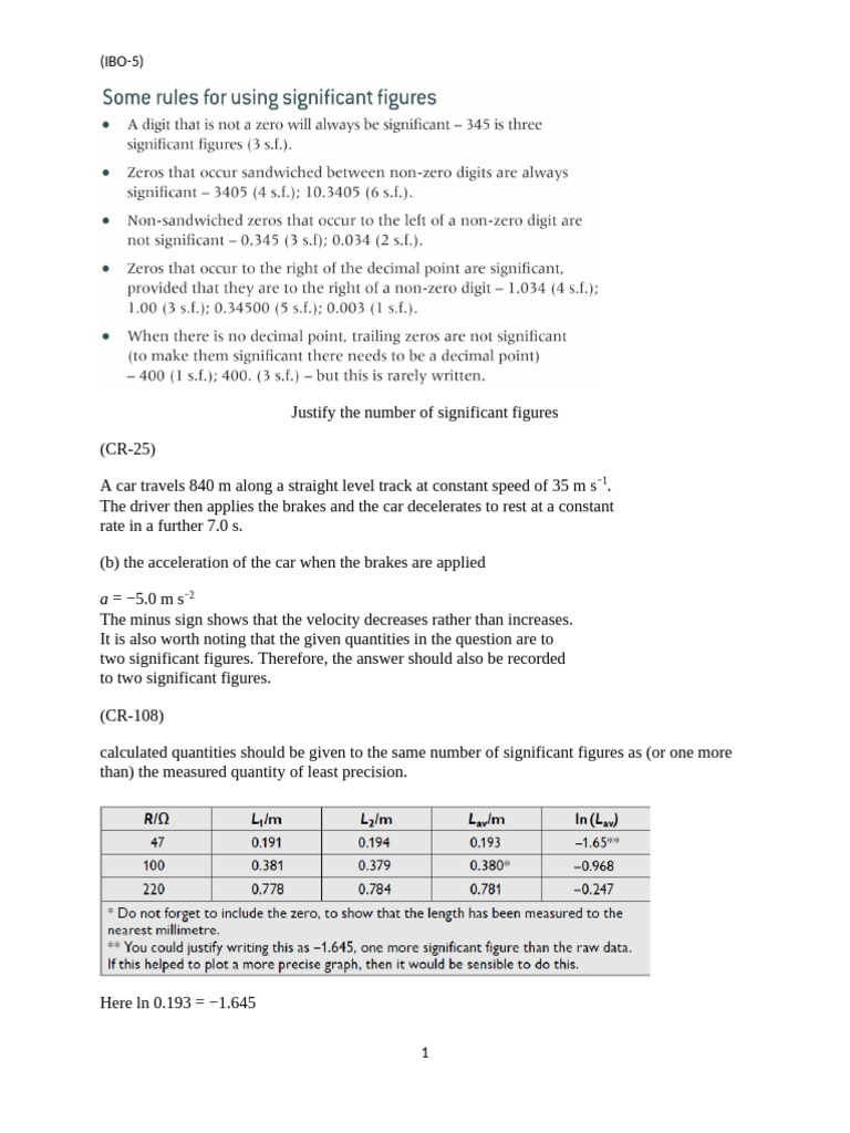 Significant figure | PDF