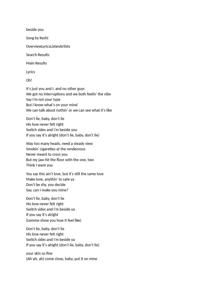 Beside You | PDF