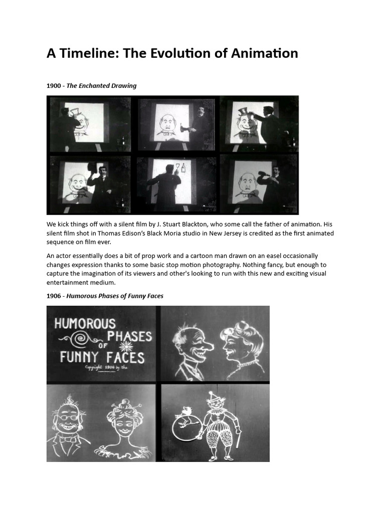 1.1 The Evolution of Animation | PDF | Animation | Avatar (2009 Film)