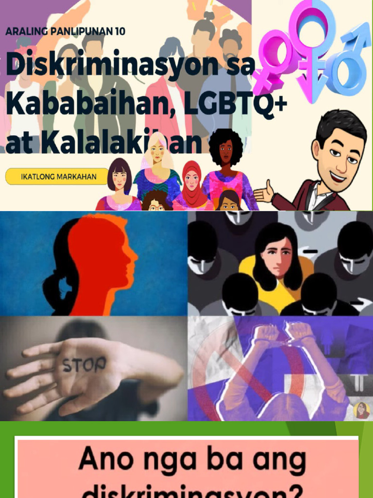 G10 AP Q3 Week 3 4 Diskriminasyon A | PDF