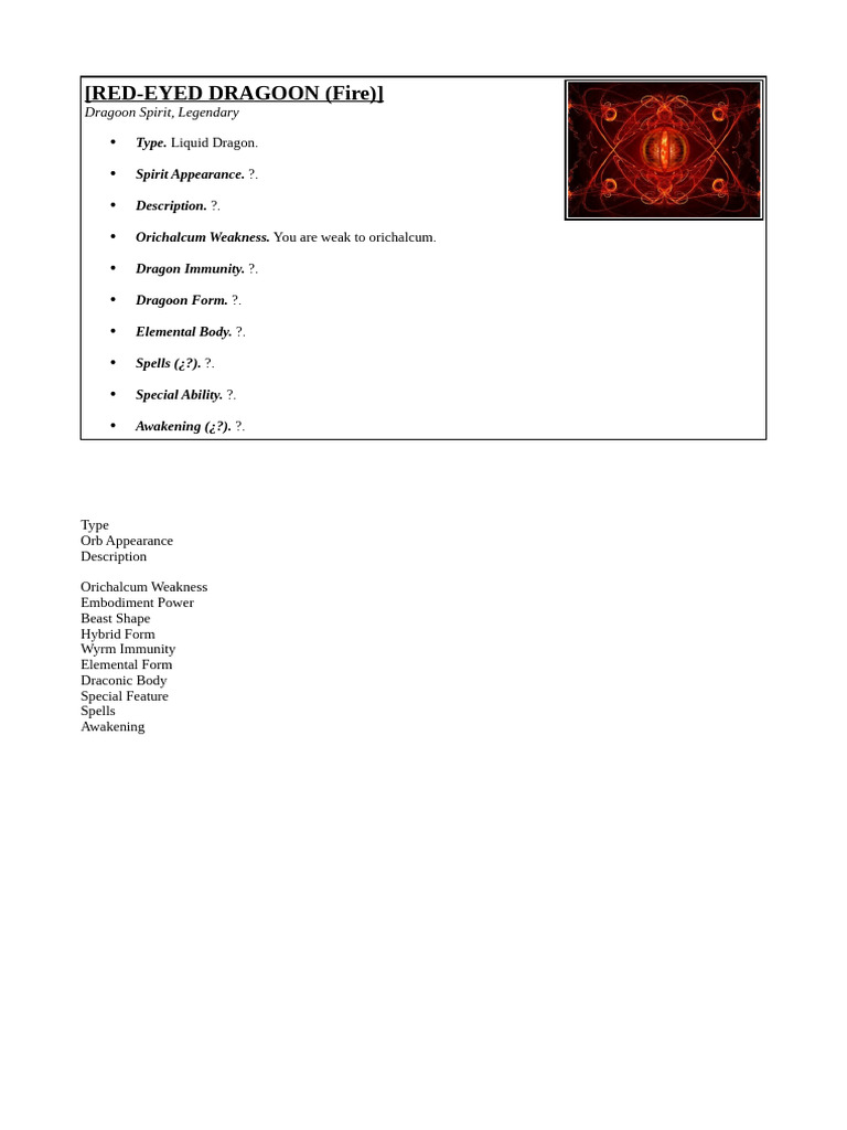 Red Eyed Dragoon | PDF