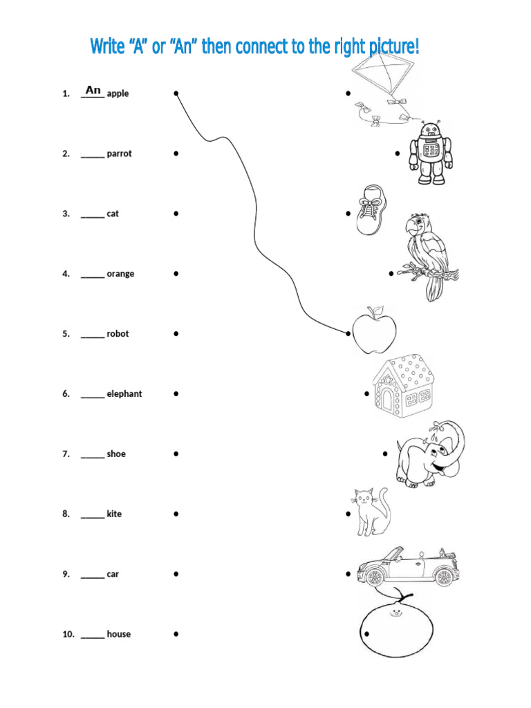 a or an matching | PDF
