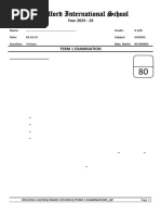 Allen Screening Test Practice Paper 7-8 | PDF | Sodium Bicarbonate ...