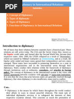 Forms of Diplomatic Correspondence With Samples | PDF | Diplomatic Rank ...