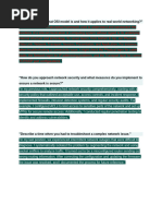 Top 5 Network Engineer Scenario Based Interview Questions 1687032457 | PDF | Computer Network ...