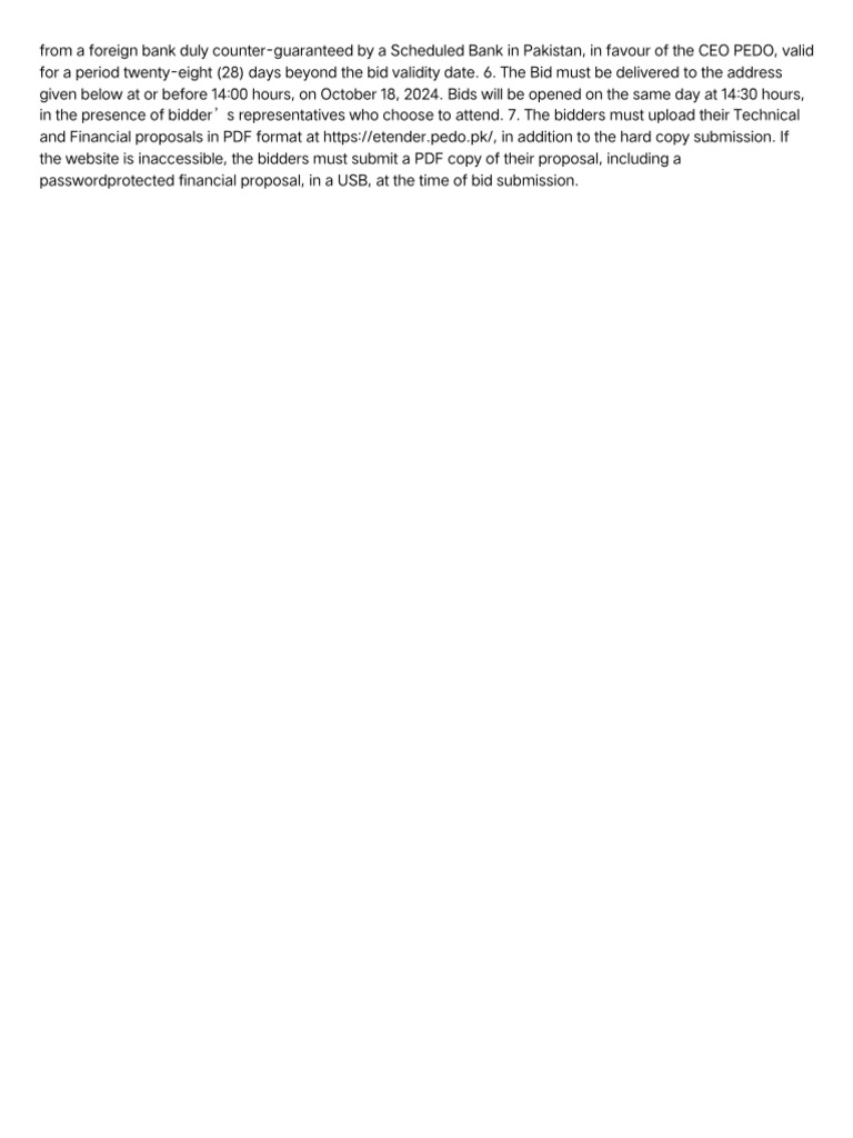 Etender.pedo.Pk Pedo-new Data View Nit.php Nit=113 | PDF