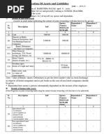 Sample Correctly Filled Wealth Declaration Form | PDF | Equity (Finance ...