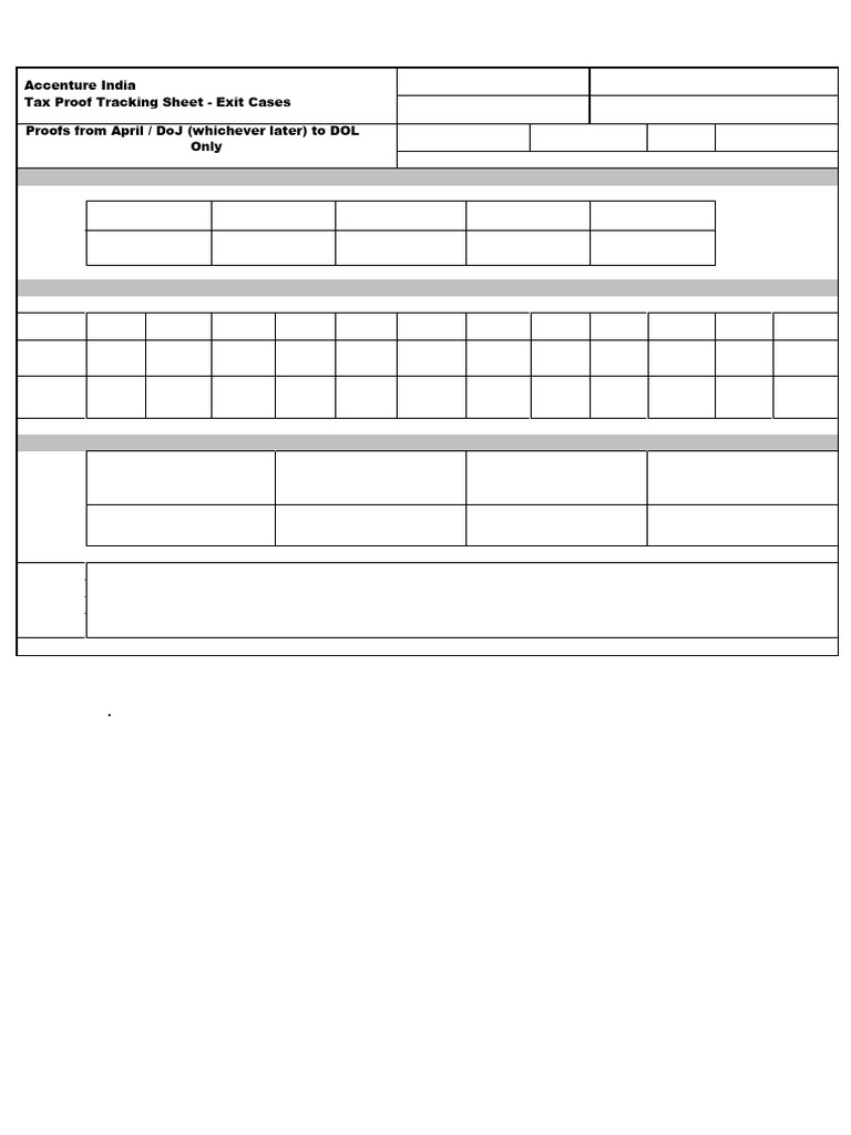 Form12BB R539 Proof Submission Form | PDF | Taxes | Government Finances