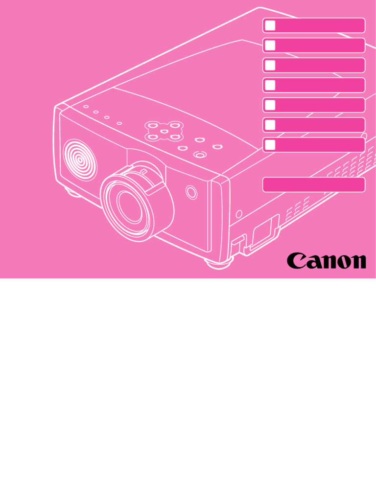 Canon_projector_LV7105_service_manual | PDF | Information And ...