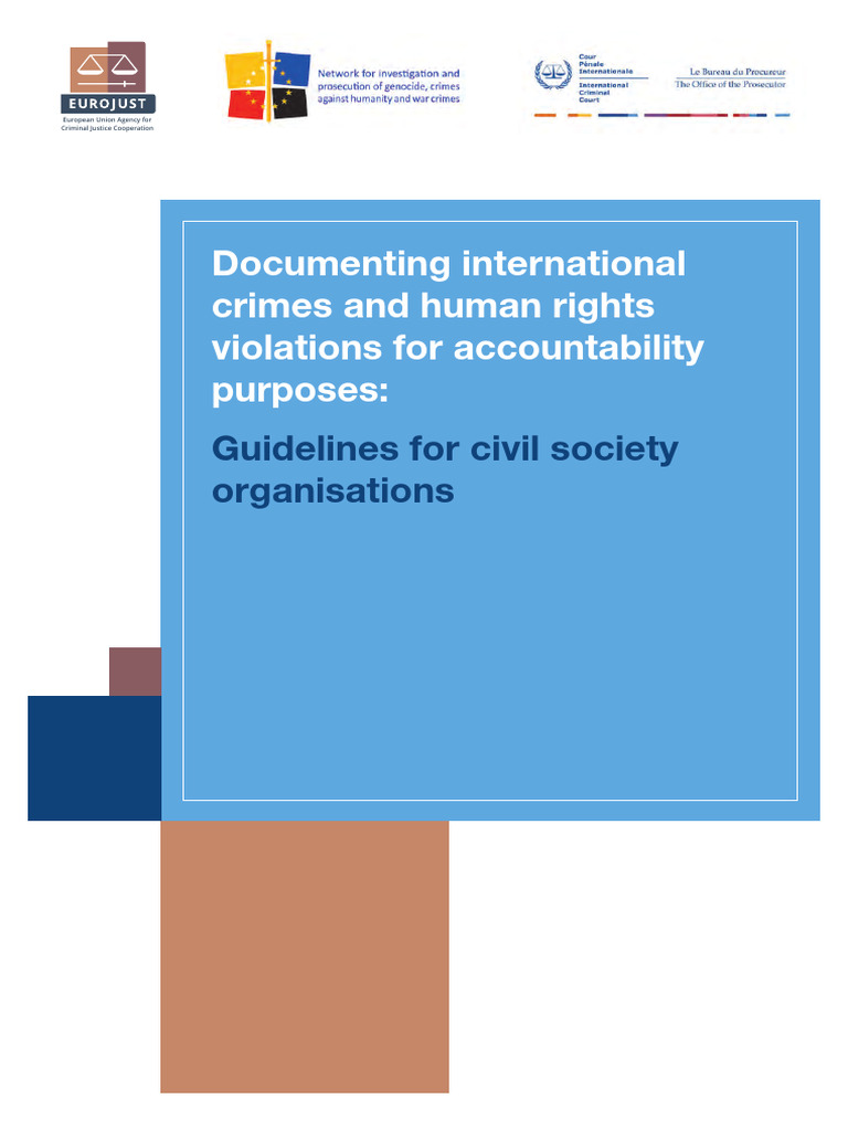 Documenting International Crimes & Human Rights Violations Eurojust ...