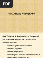 Writing Effective Analytical Paragraphs | PDF | Playground | Data