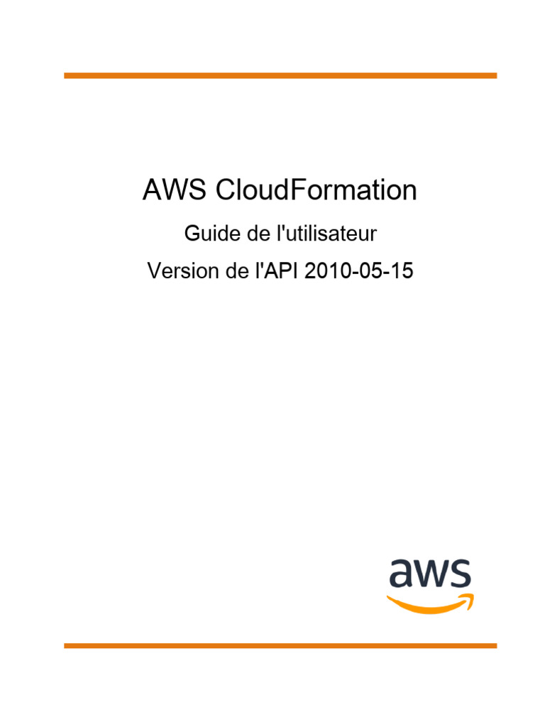 AWS CloudFormation (PDFDrive) | PDF | Amazon Web Services | Informatique