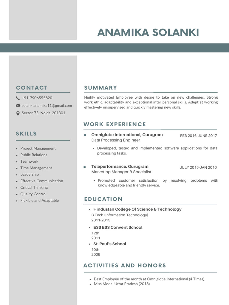 Anamika Solanki | PDF