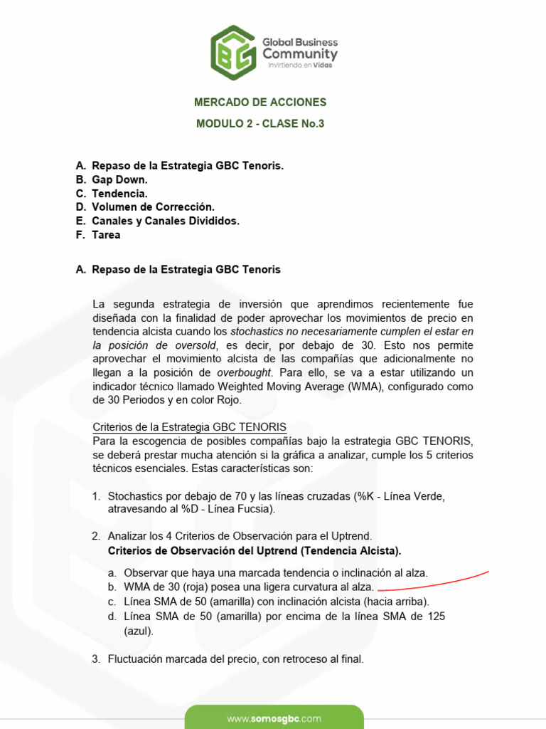 Estrategia GBC Tenoris en Acciones | PDF | Mercados financieros ...