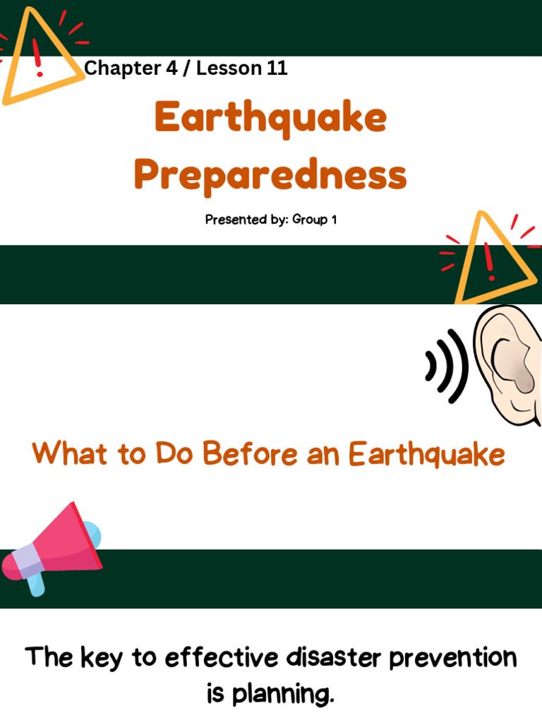 Earthquake Preparedness Guide | PDF