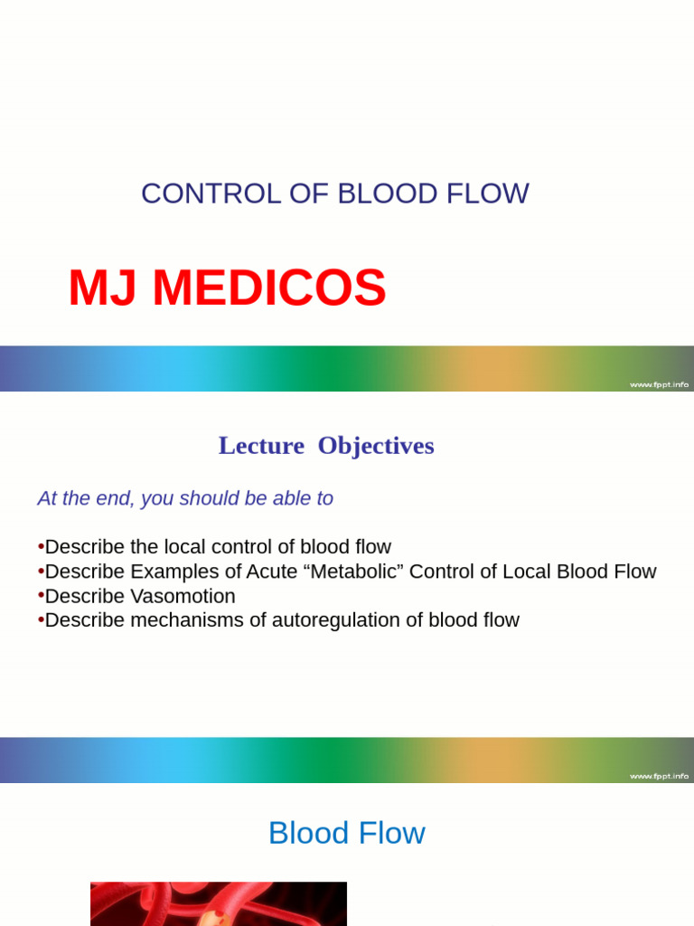Blood Flow Control Mechanisms | PDF | Vasodilation | Blood Vessel