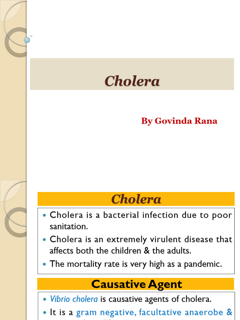 Cholera | PDF