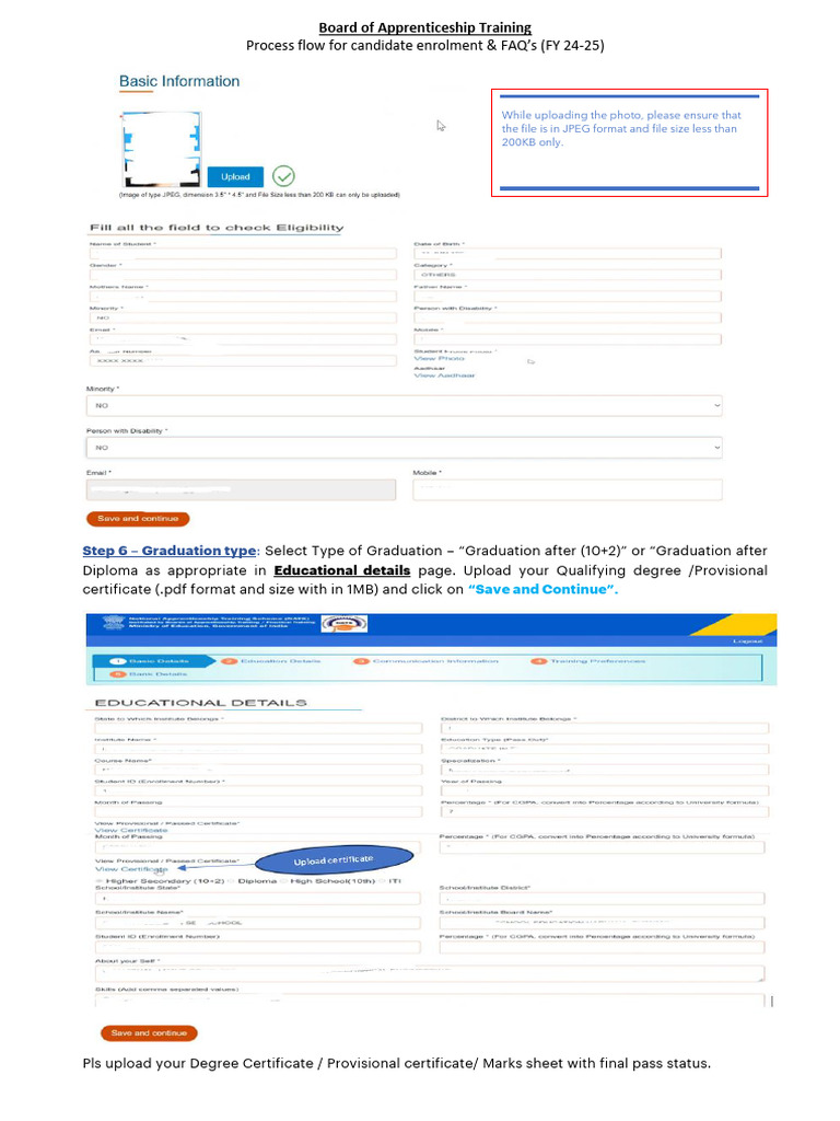 2024-25_Enrolment Process & FAQ's NATS 2.0_05 | PDF
