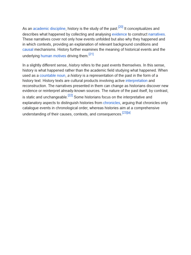 Understanding the Study of History | PDF