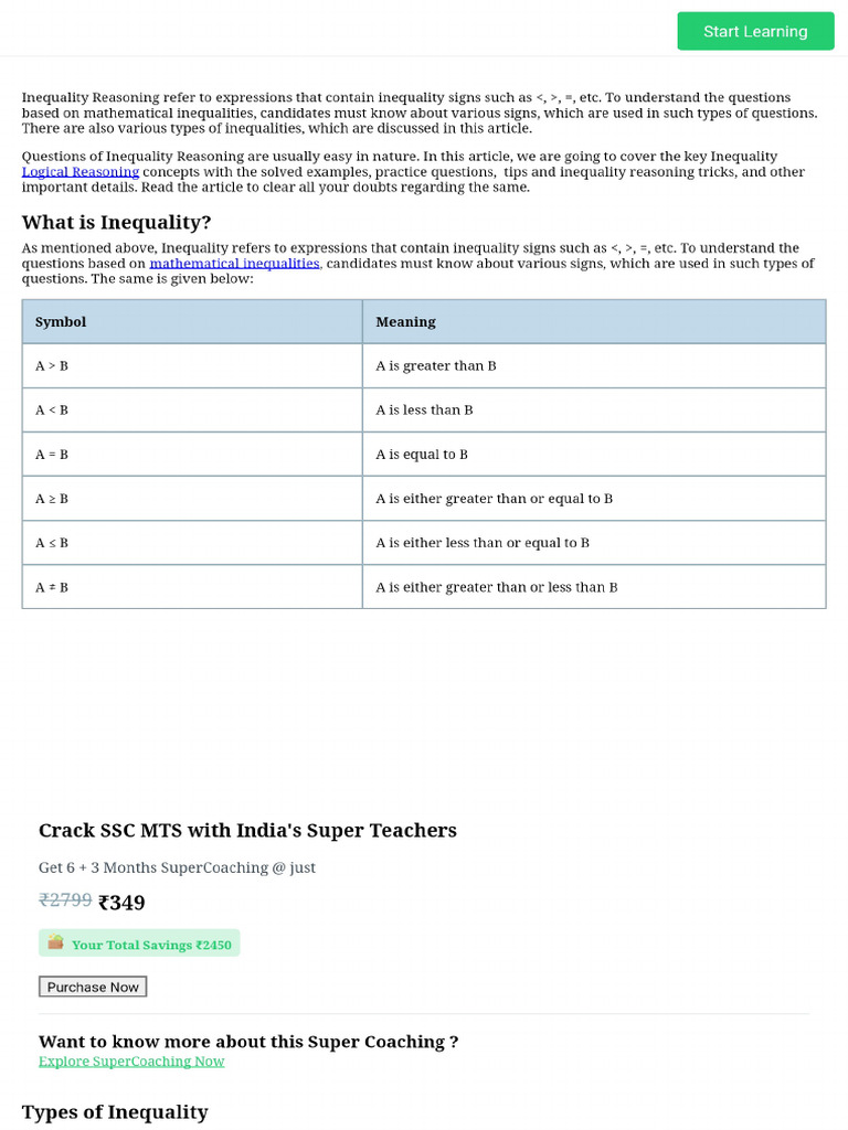 Inequality Reasoning_ Key Concepts & Solved Inequality Examples | PDF Inequality Reasoning_ Key Concepts & Solved Inequality Examples | PDF