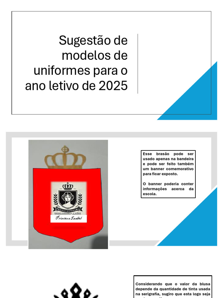 Sugestão de modelos de uniformes para o ano (1) | PDF
