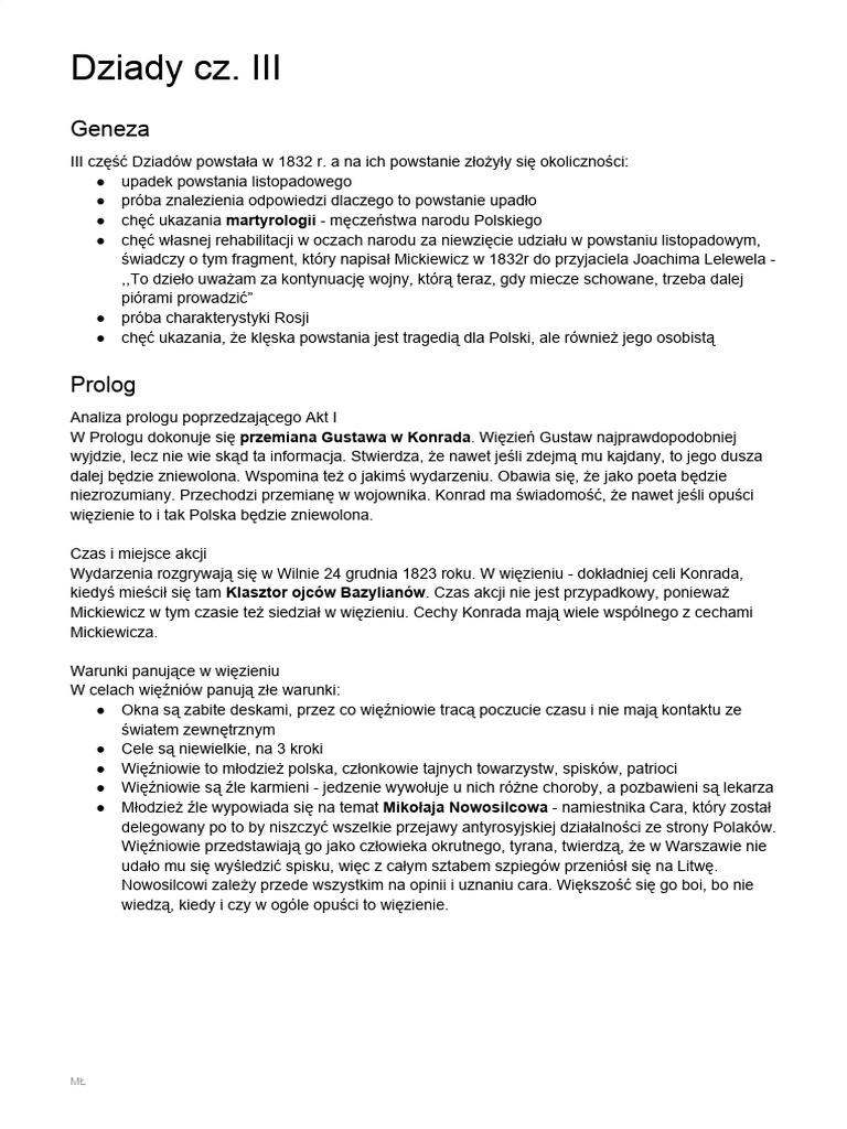 Dziady-Cz-3 Druk | PDF