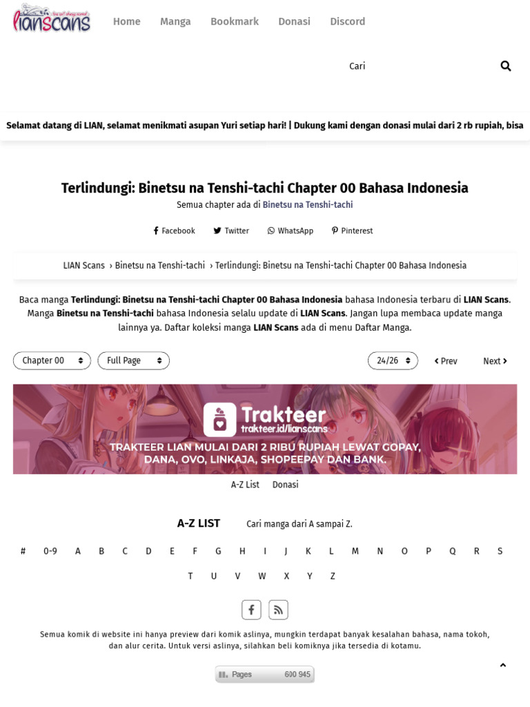 Binetsu Na Tenshi-Tachi Chapter 00 Bahasa Indonesia - LIAN Scans | PDF