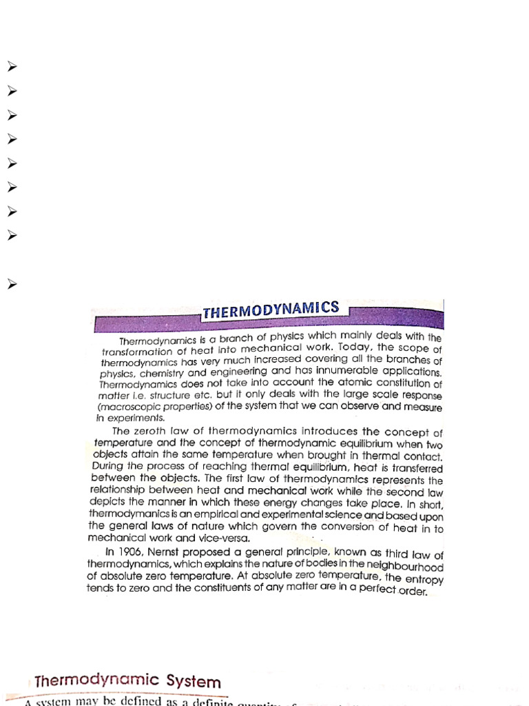 Thermodynamics: Zeroth & First Laws Explained | PDF