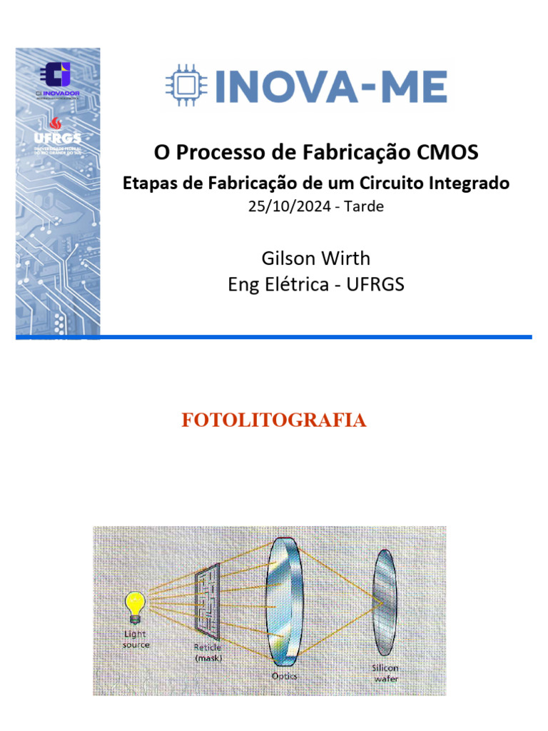 Dia 25 ProcessoEtapas | PDF | Photolithography | Cmos