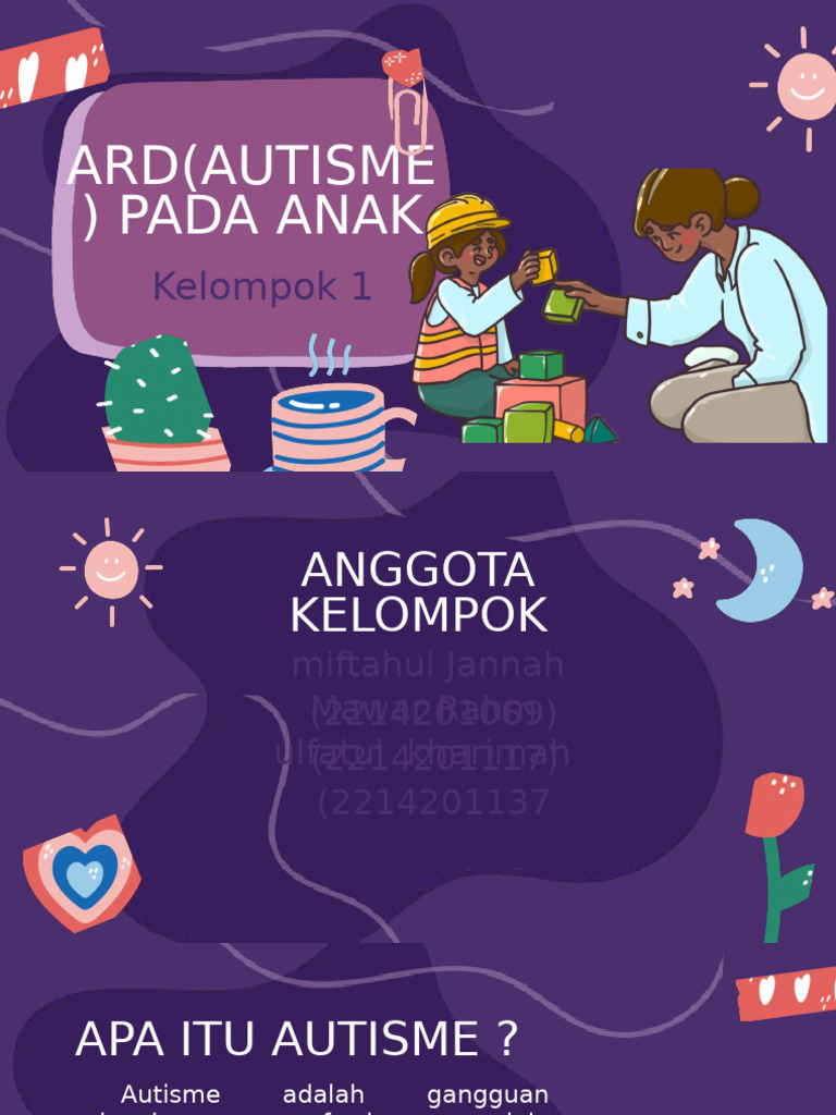 Memahami Autisme pada Anak: Gejala dan Penanganan | PDF
