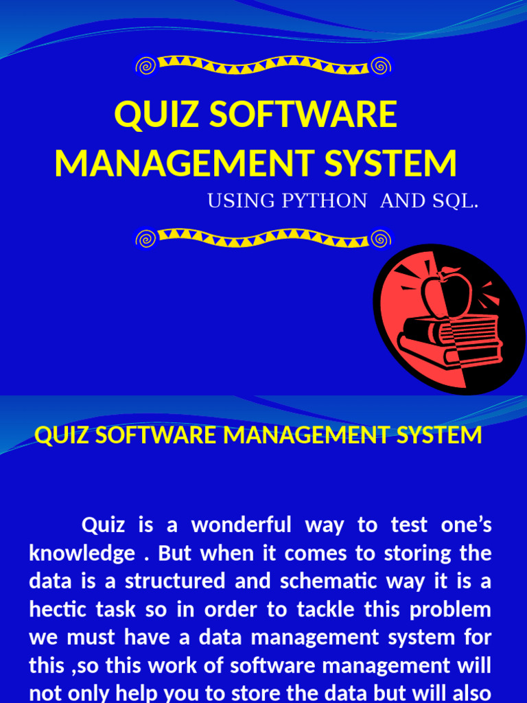 6473 Quiz Software Management System | PDF | Software Testing | Software
