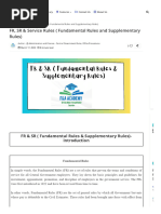 FR & SR and Service Rules (Fundamental Rules & Supplementary Rules and ...