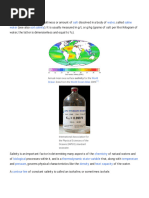 Understanding Seawater Salinity Measurements | PDF | Salinity | Seawater