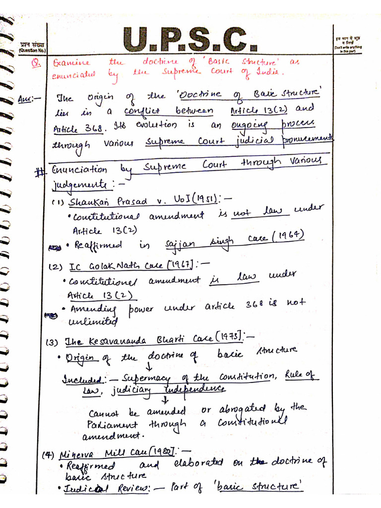 Krishan Kant_Basic Structure Doctrine | PDF