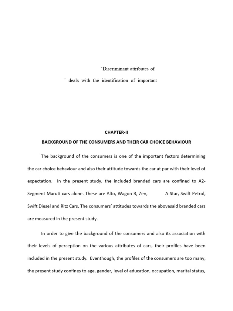 08_chapter 2 (1) | PDF | Behavior | Car