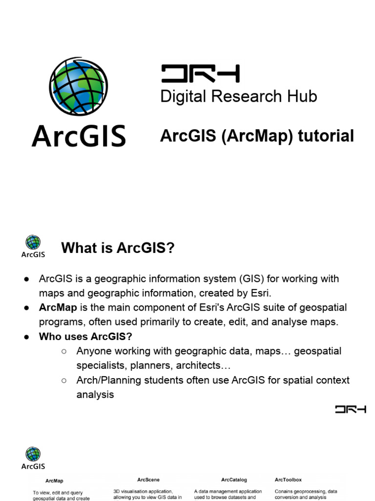 ArcGIS Beginners Tutorials | PDF | Arc Gis | Geographic Information System