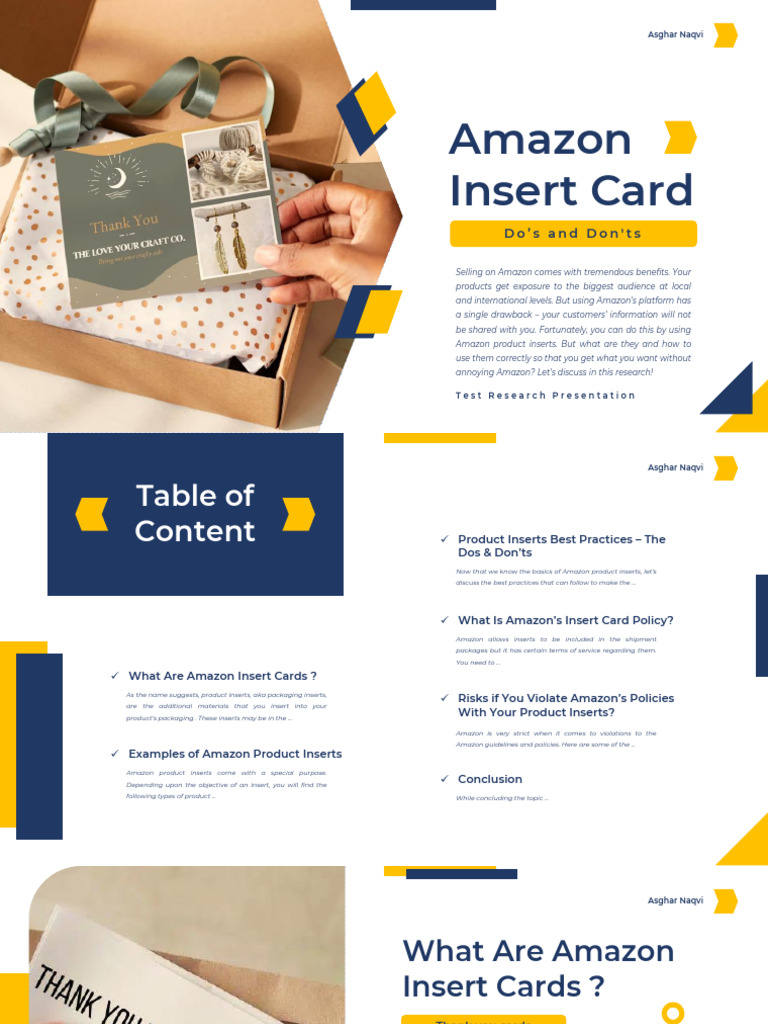 Amazon Product Insert Guide | PDF | Brand