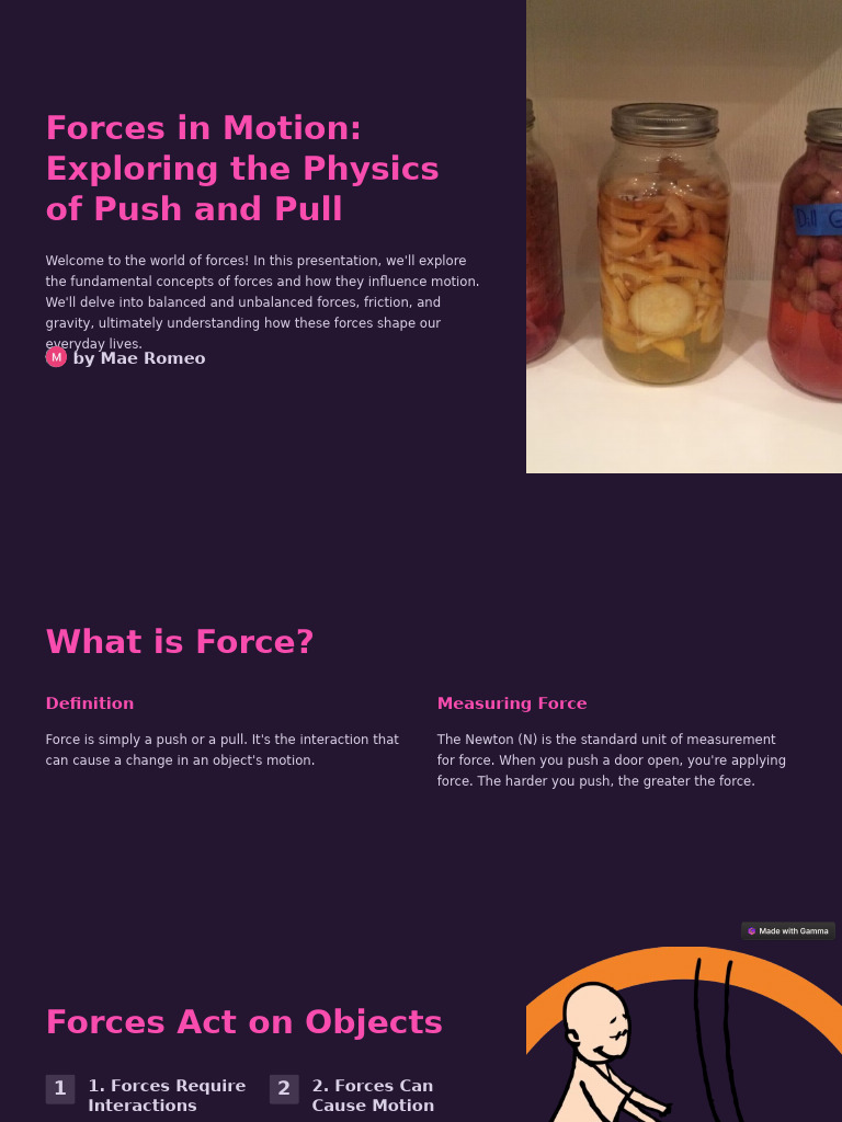 Forces-in-Motion-Exploring-the-Physics-of-Push-and-Pull | PDF | Force ...