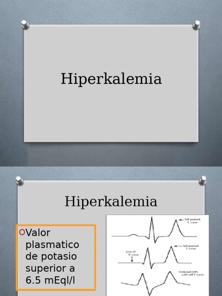 Hiperkalemia | PDF | Potasio | Química