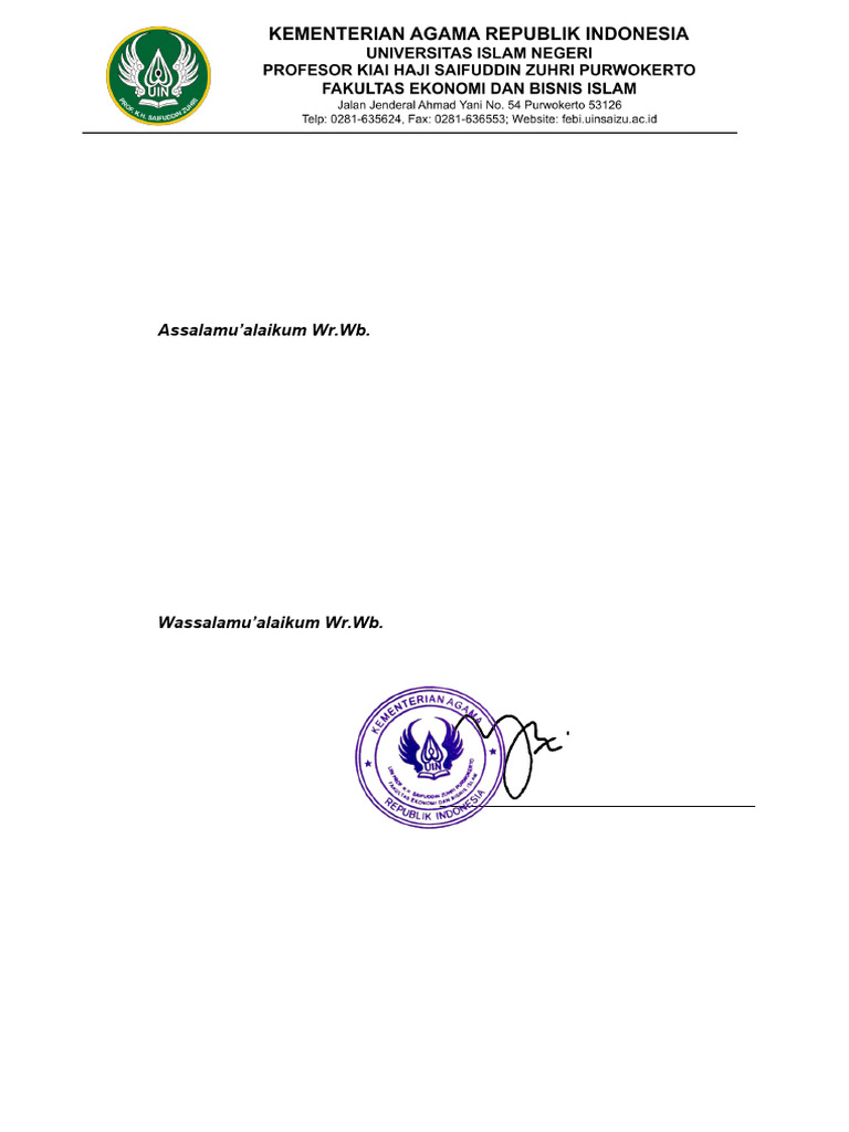 Surat Permohonan DPL PPL 1 2025 | PDF