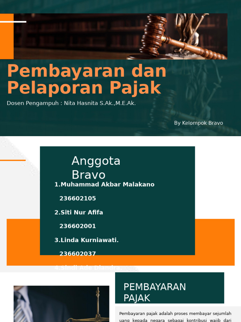 Pembayaran Dan Pelaporan Pajak Bravo | PDF