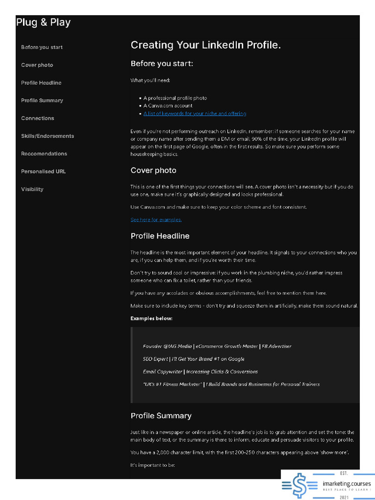 Exporting Your LinkedIn Profile as PDF | PDF | Linked In | Internet