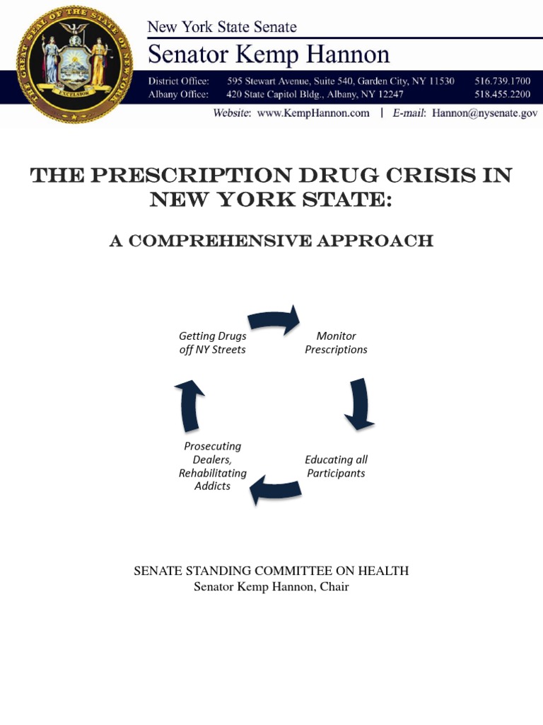 Prescription Drug Abuse Crisis in NYS - Comprehensive Approach | PDF ...