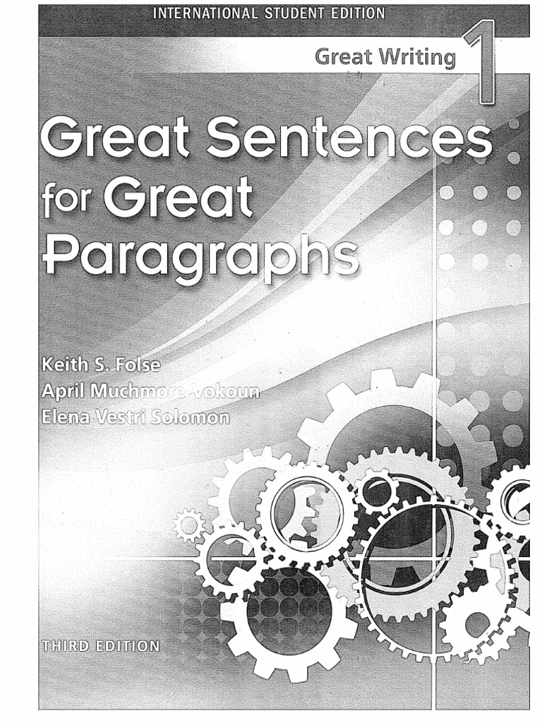 Great Writing 3ed 1 Great Sentences | PDF