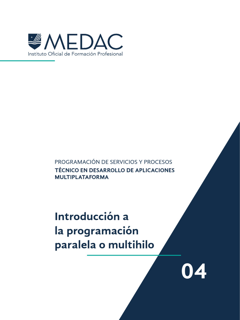 PDF. Programación de Servicios y Procesos. Tema 4 | PDF | Hilo (Computación) | Proceso (Computación)